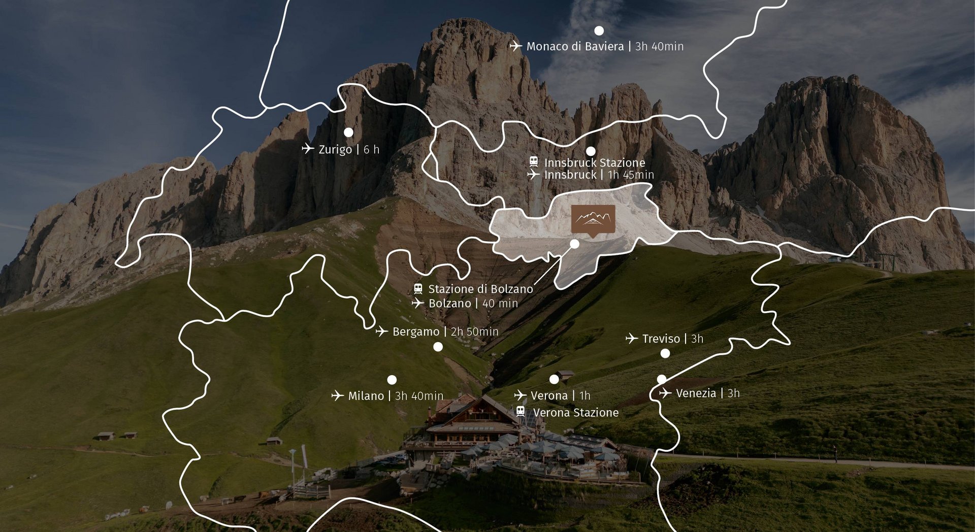 Come arrivare al Rifugio Friedrich August?